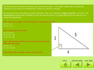 Pythagorean Theorem Tutorial | PPT | Physics | Science