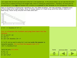 Pythagorean Theorem Tutorial | PPT | Physics | Science