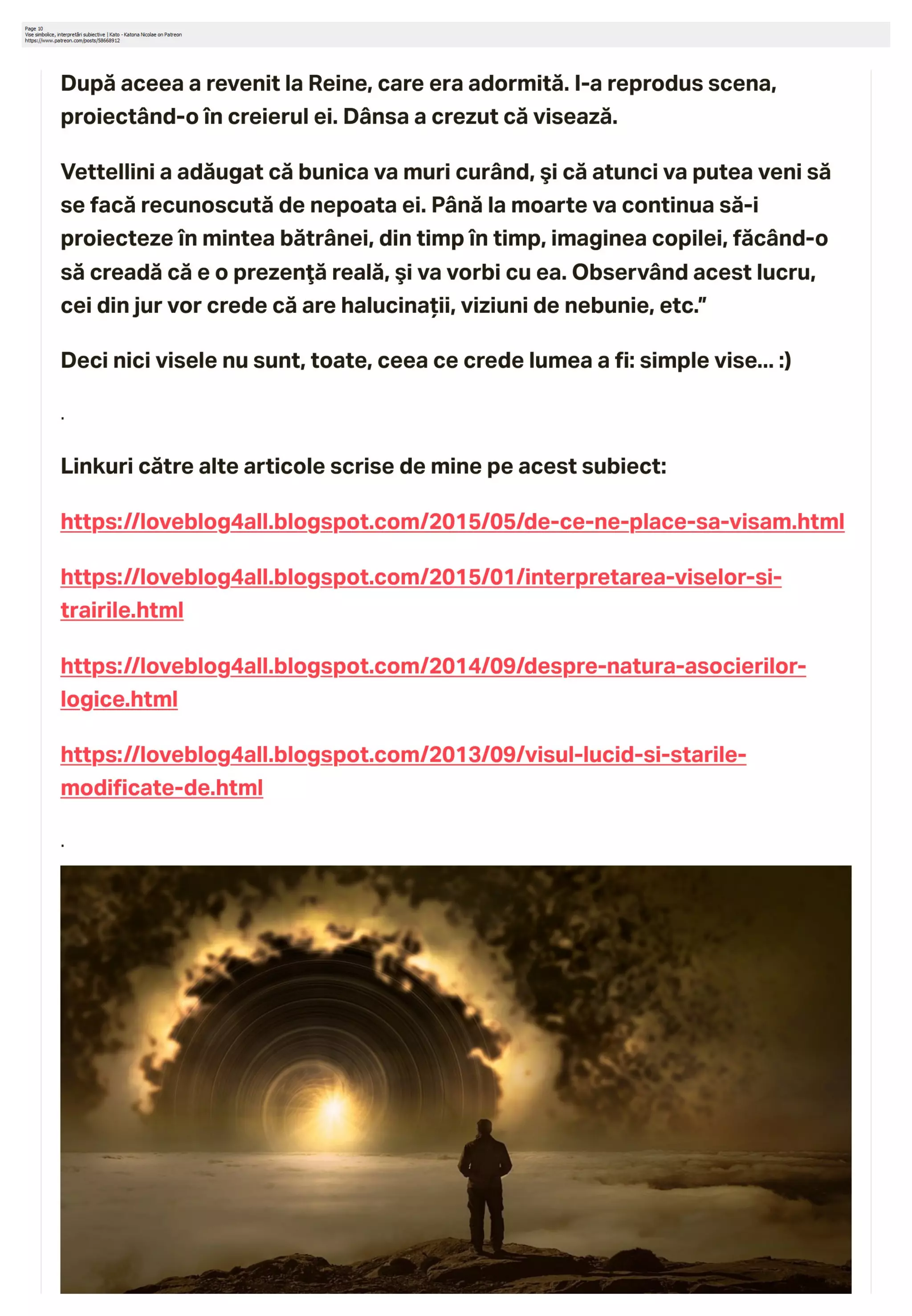 Kato - Vise simbolice, interpretări subiective | PDF