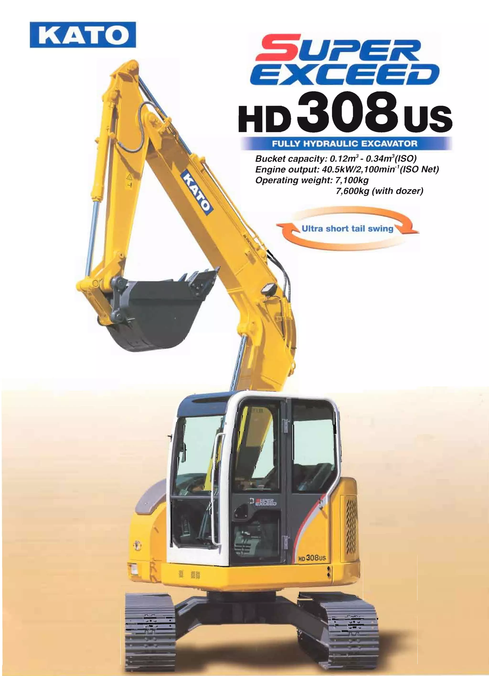 Kato excavators hd308 us | PDF
