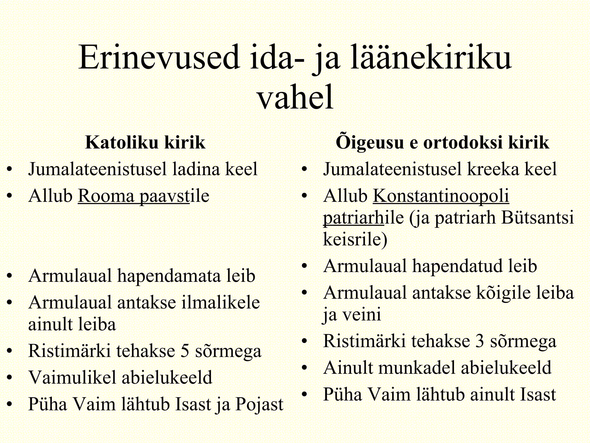 Katoliku kirik kõrgkeskajal | PPT