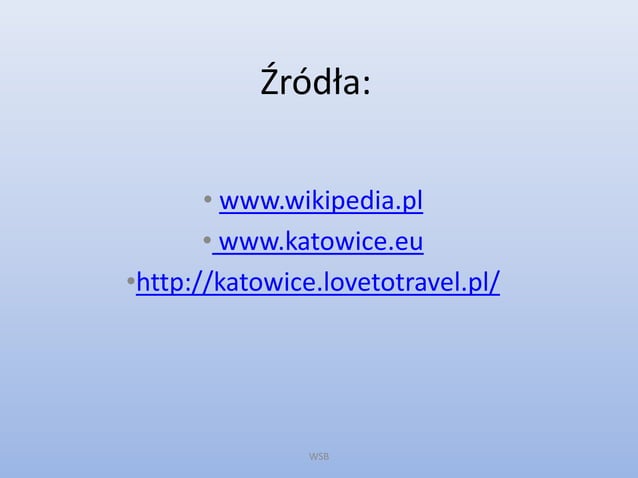 Katowice prezentacja | PPTX