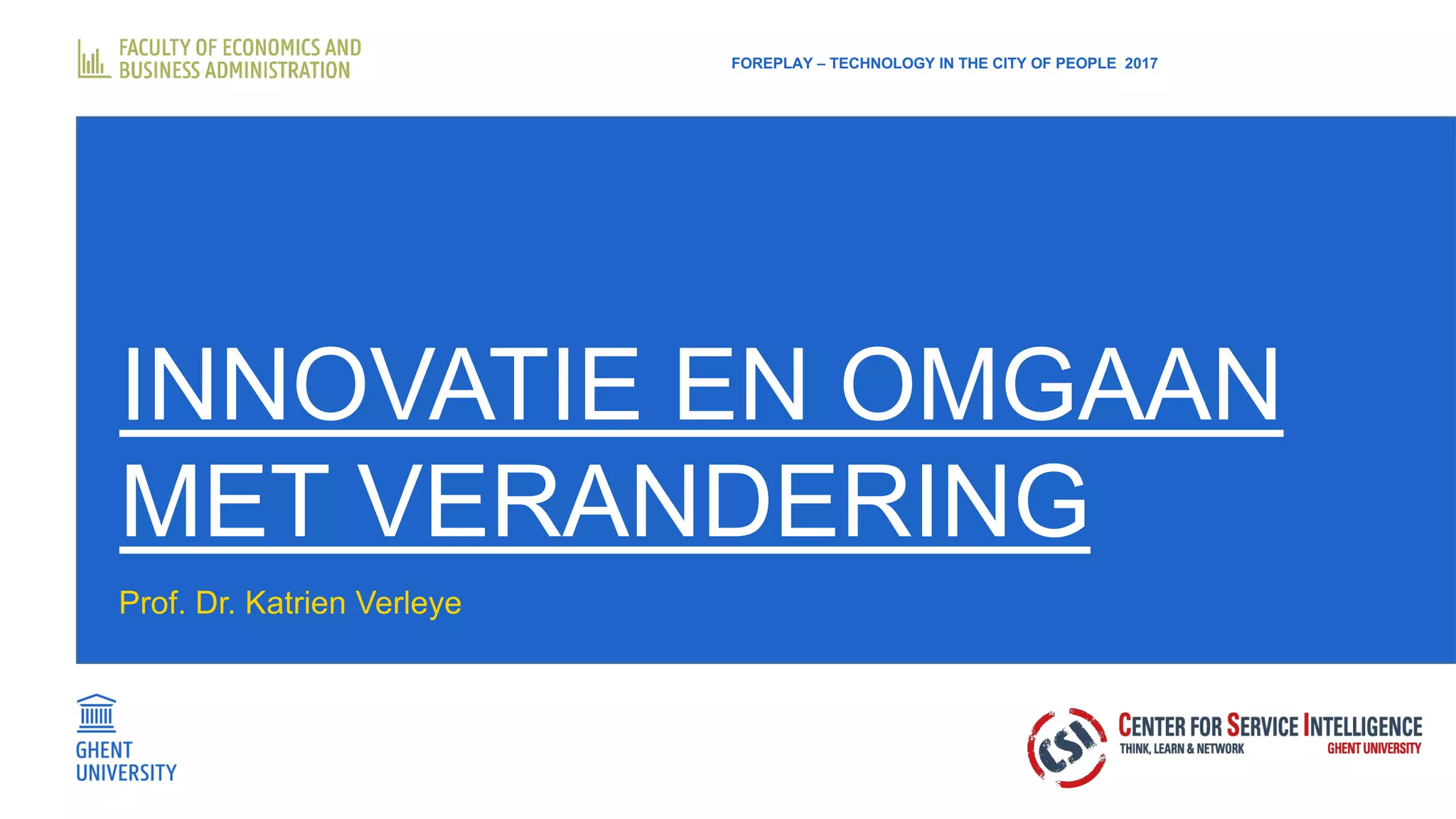 Innovatie en omgaan met verandering. | PDF | Business | Business and ...