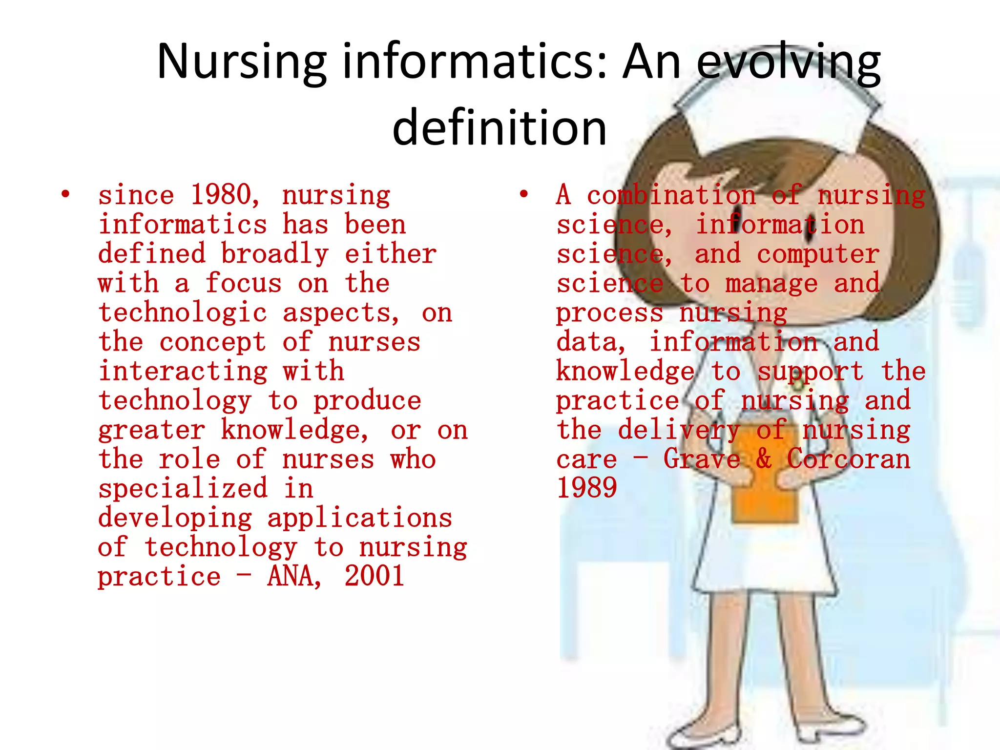 Practice Application- Nursing Informatics | PPTX | Healthcare Industry | Industries