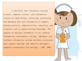 Practice Application- Nursing Informatics | PPTX
