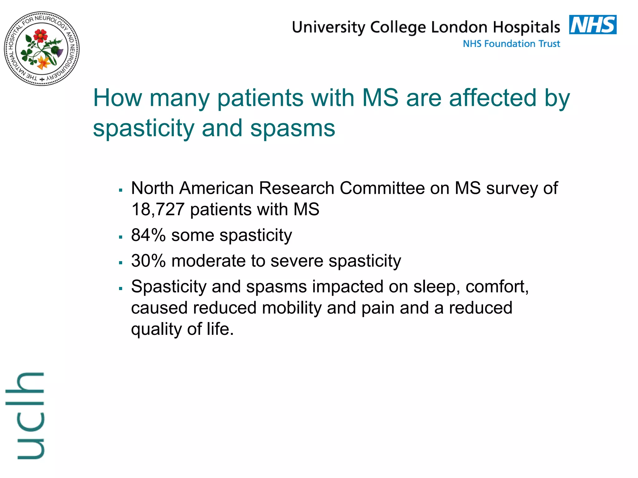 Katrina Buchanan - Spasticity Management in MS: A team approach | PDF