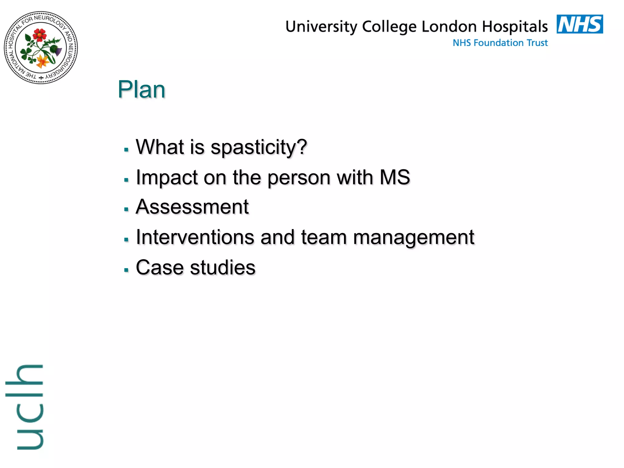 Katrina Buchanan - Spasticity Management in MS: A team approach | PDF