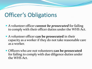Katrina North "Workplace health and safety" | PPTX