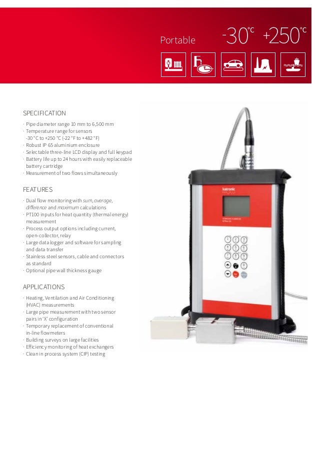 Katronic - Ultrasonic Flow Measurement & Flowmeters - Product Brochure