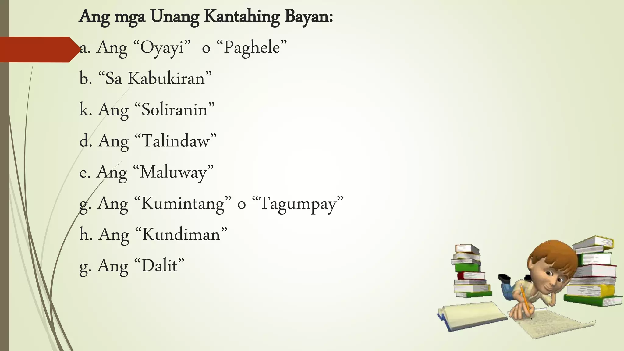Katutubong Panitikang Filipino (Kasaysayan ng Panitikang Pilipino) Ni ...