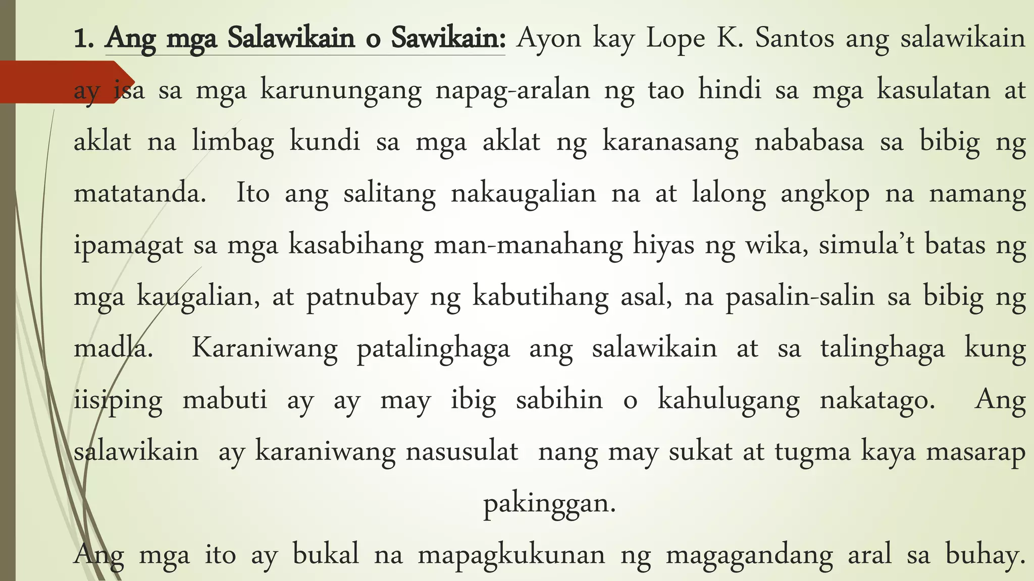 Katutubong Panitikang Filipino (Kasaysayan ng Panitikang Pilipino) Ni ...
