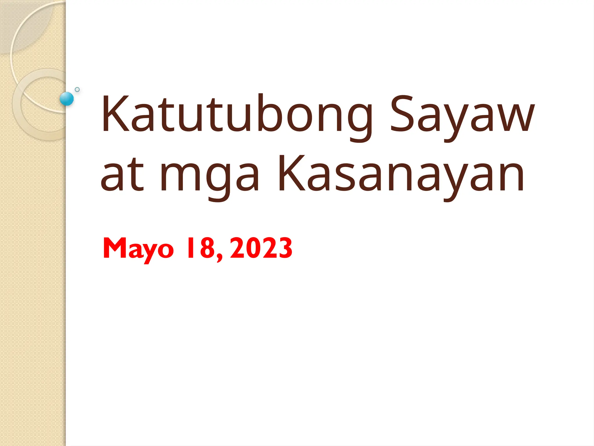 Ang Katutubong Sayaw at mga Kasanayan nito | PPTX