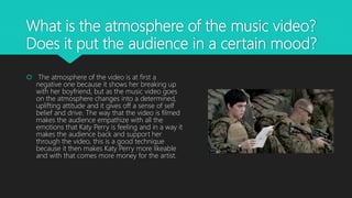 Katy Perry Music Video Analysis | PPTX