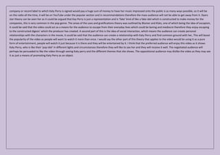 Katy perry analysis | PPT