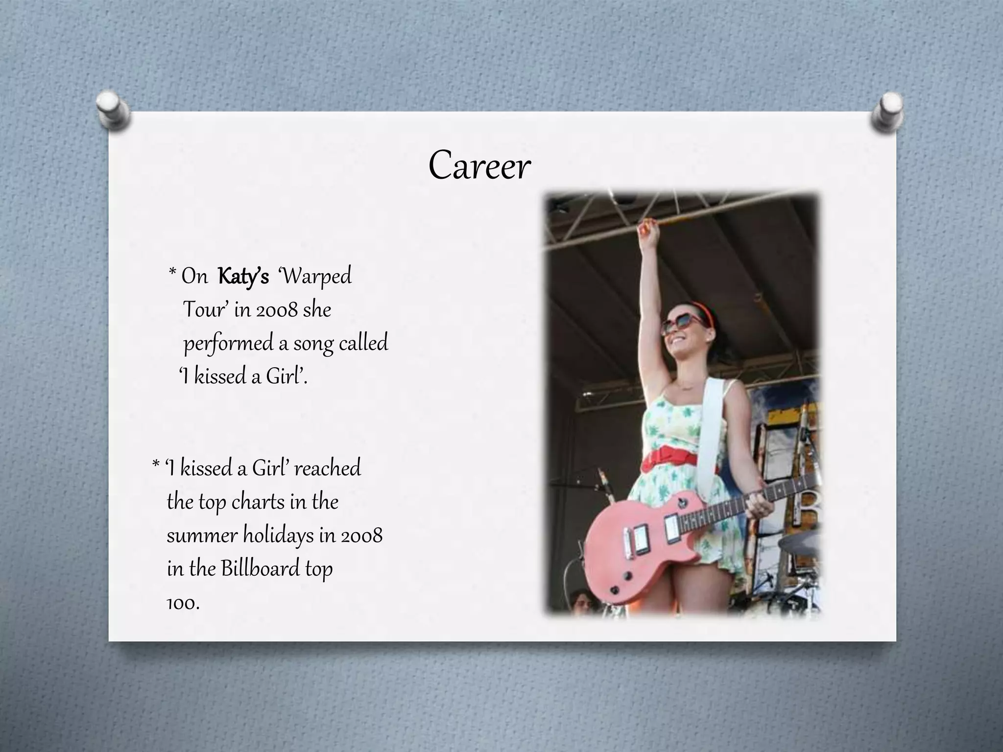 Katy Perry Biography | PPTX