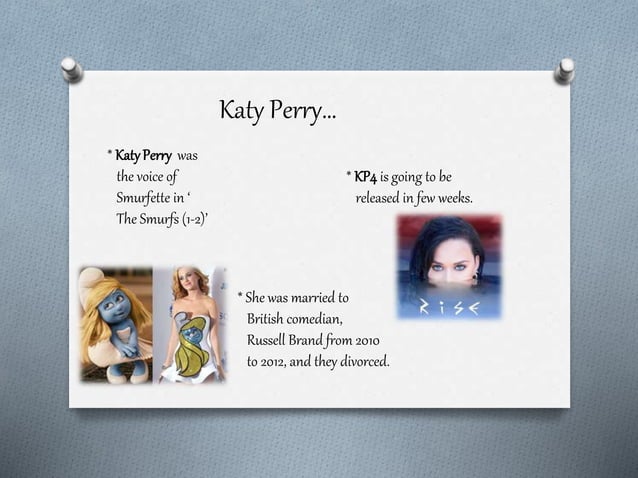 Katy Perry Biography | PPT