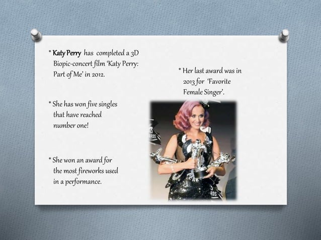 Katy Perry Biography | PPT