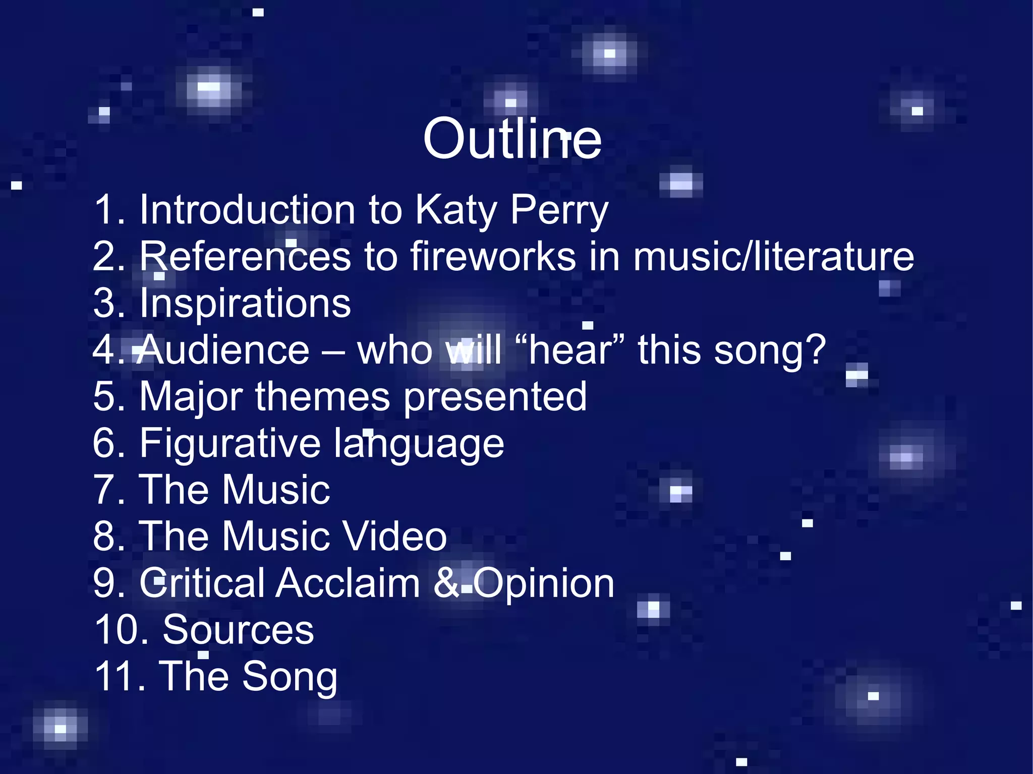 Figurative language in Katy Perry's "Firework" | ODP