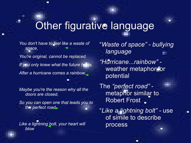 Figurative language in Katy Perry's "Firework" | ODP
