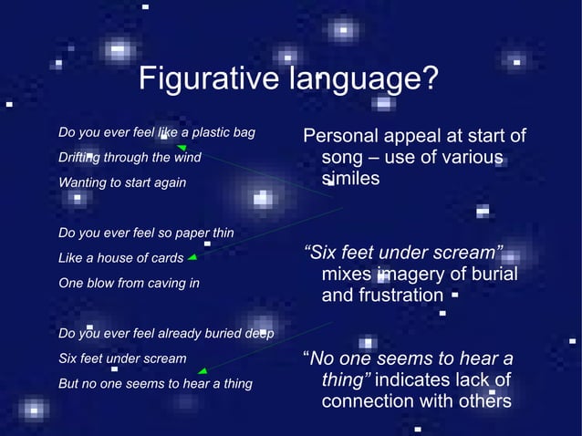 Figurative language in Katy Perry's "Firework" | ODP
