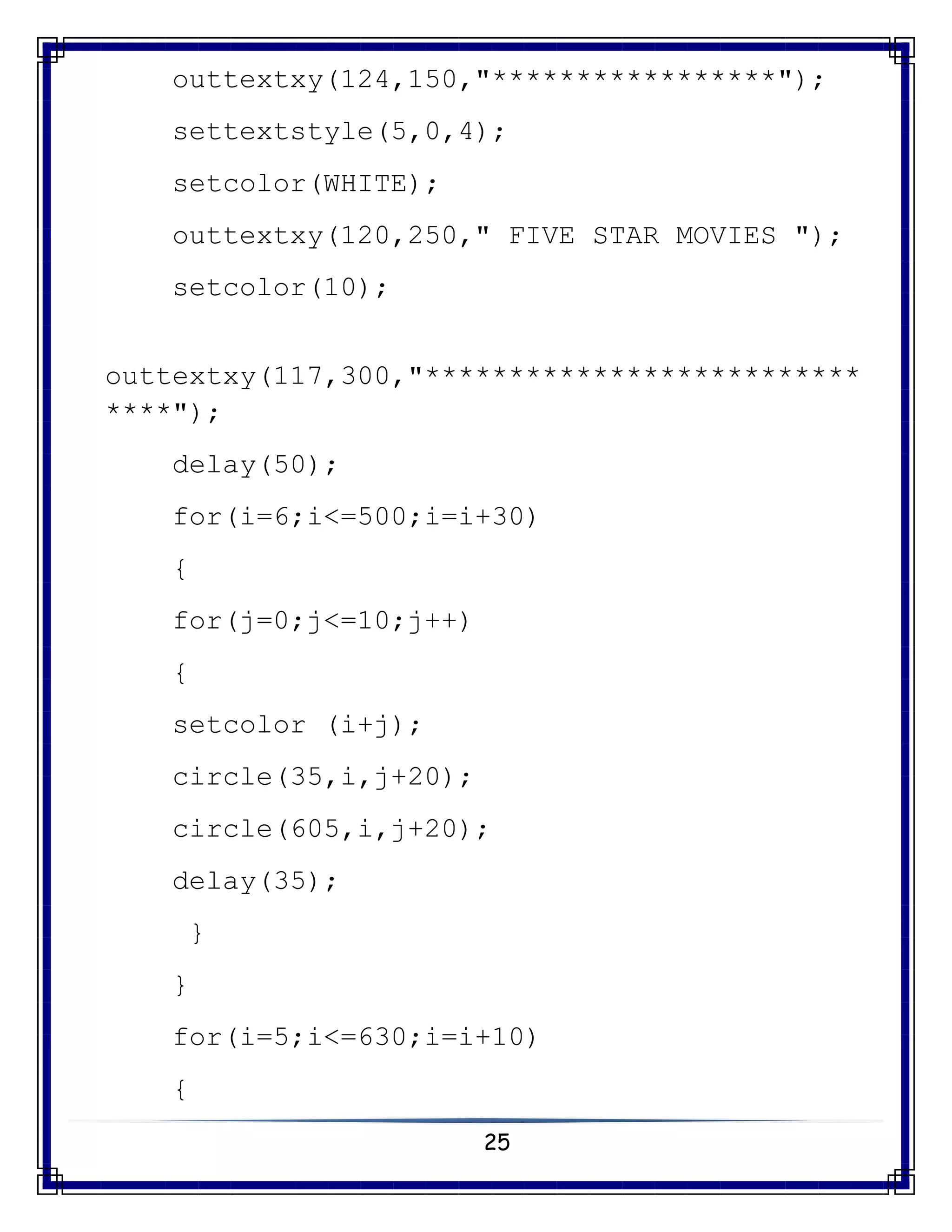 MOVIE TICKET BOOKING-COMPUTER SCIENCE C++ PROJECT | PDF