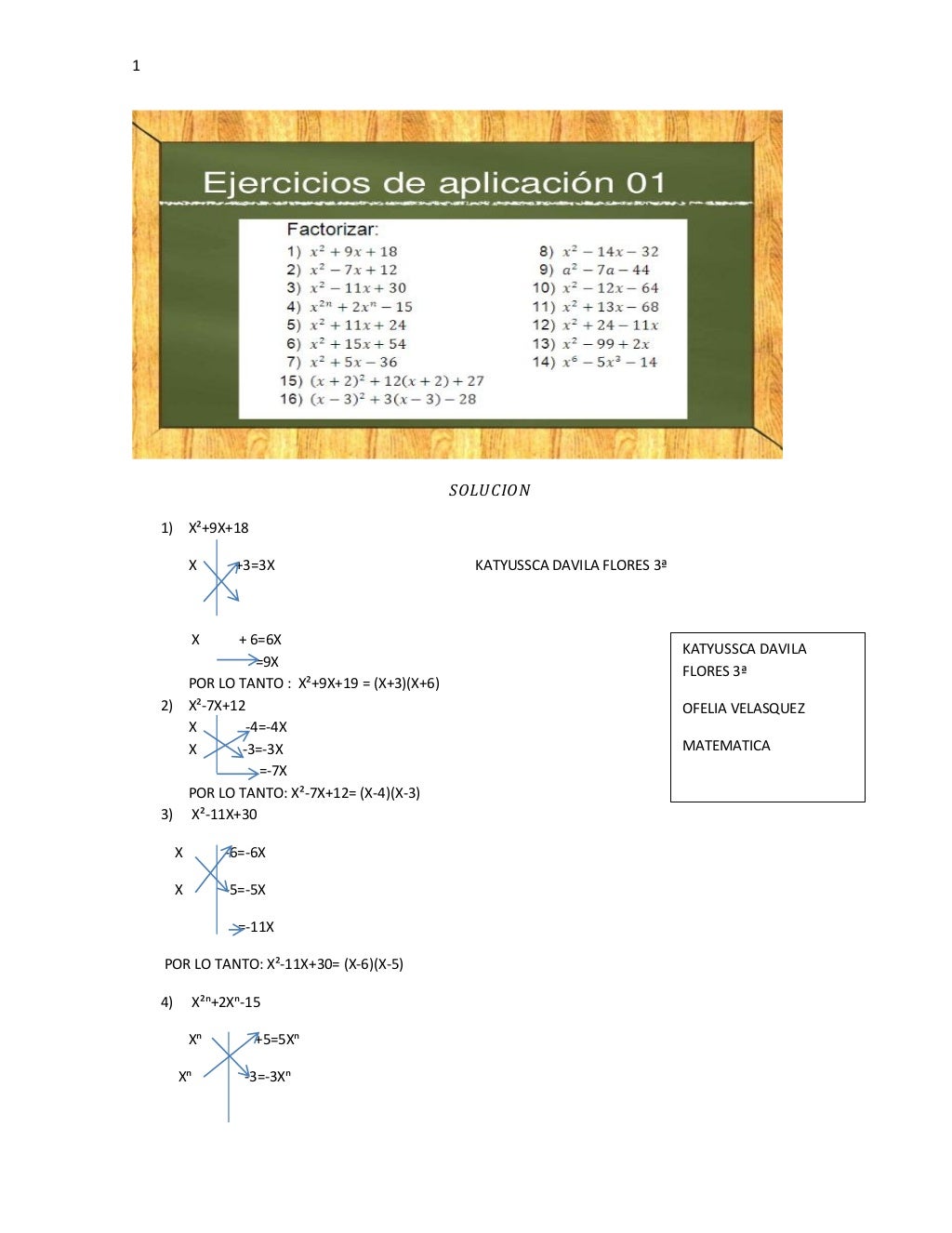 metodo del aspa simple