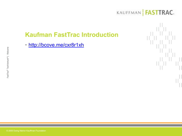 Kauffman module 1 | PPT