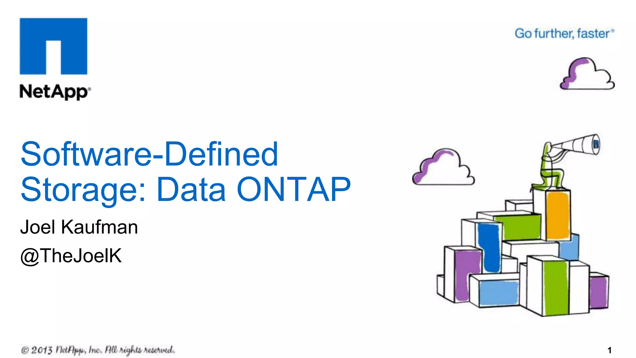Software-Defined Storage: Data ONTAP | PPTX