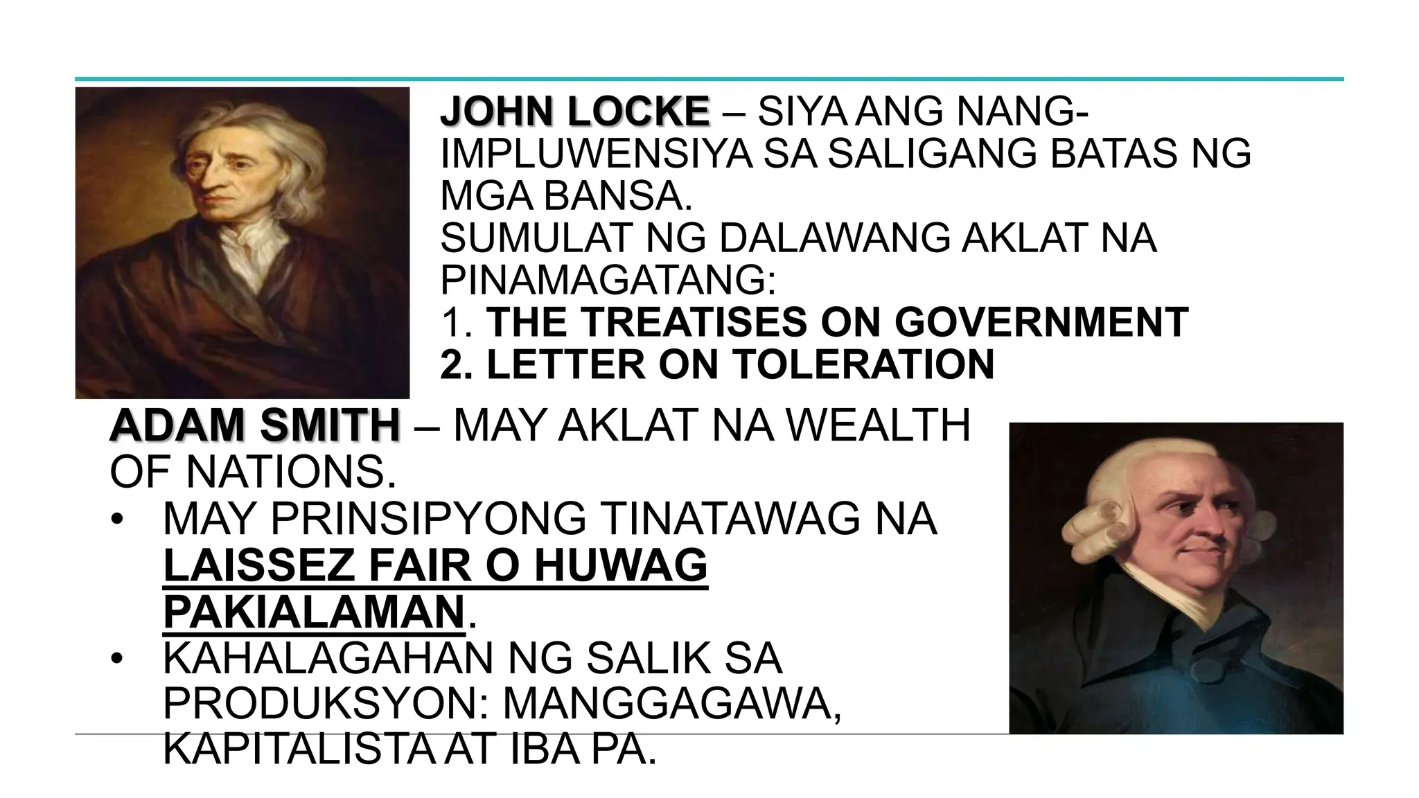 KAUGNAYAN NG REBOLUSYONG PANGKAISIPAN SA REBOLUSYONG AMERIKANO AT ...