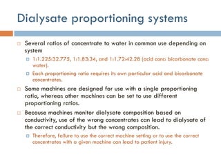 Hemodialysis machine safty mechanisms slides | PPT