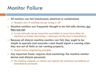 Hemodialysis machine safty mechanisms slides | PPT