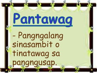 Kaukulan ng pangngalan | PPTX