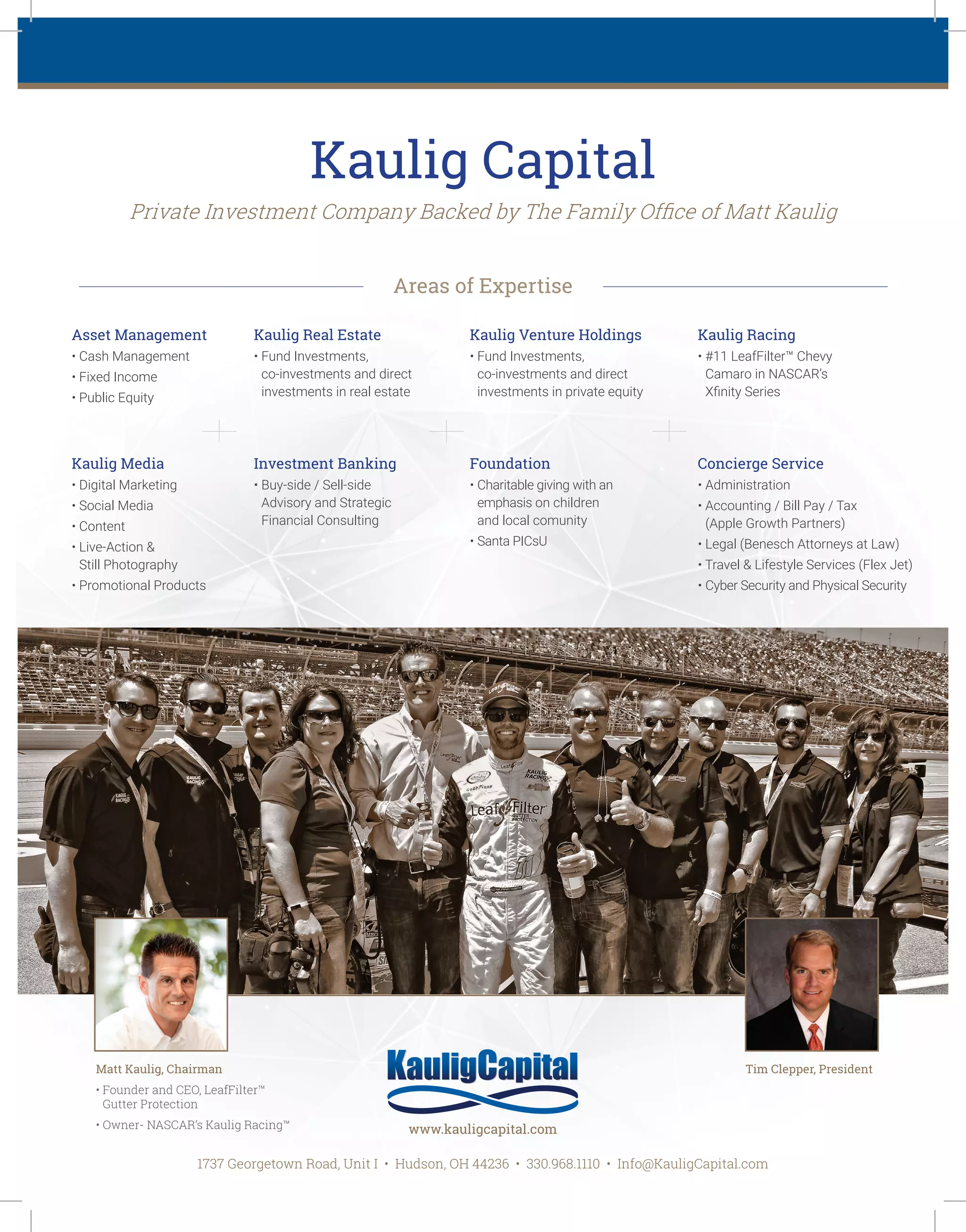 Kaulig Capital Overview | PDF