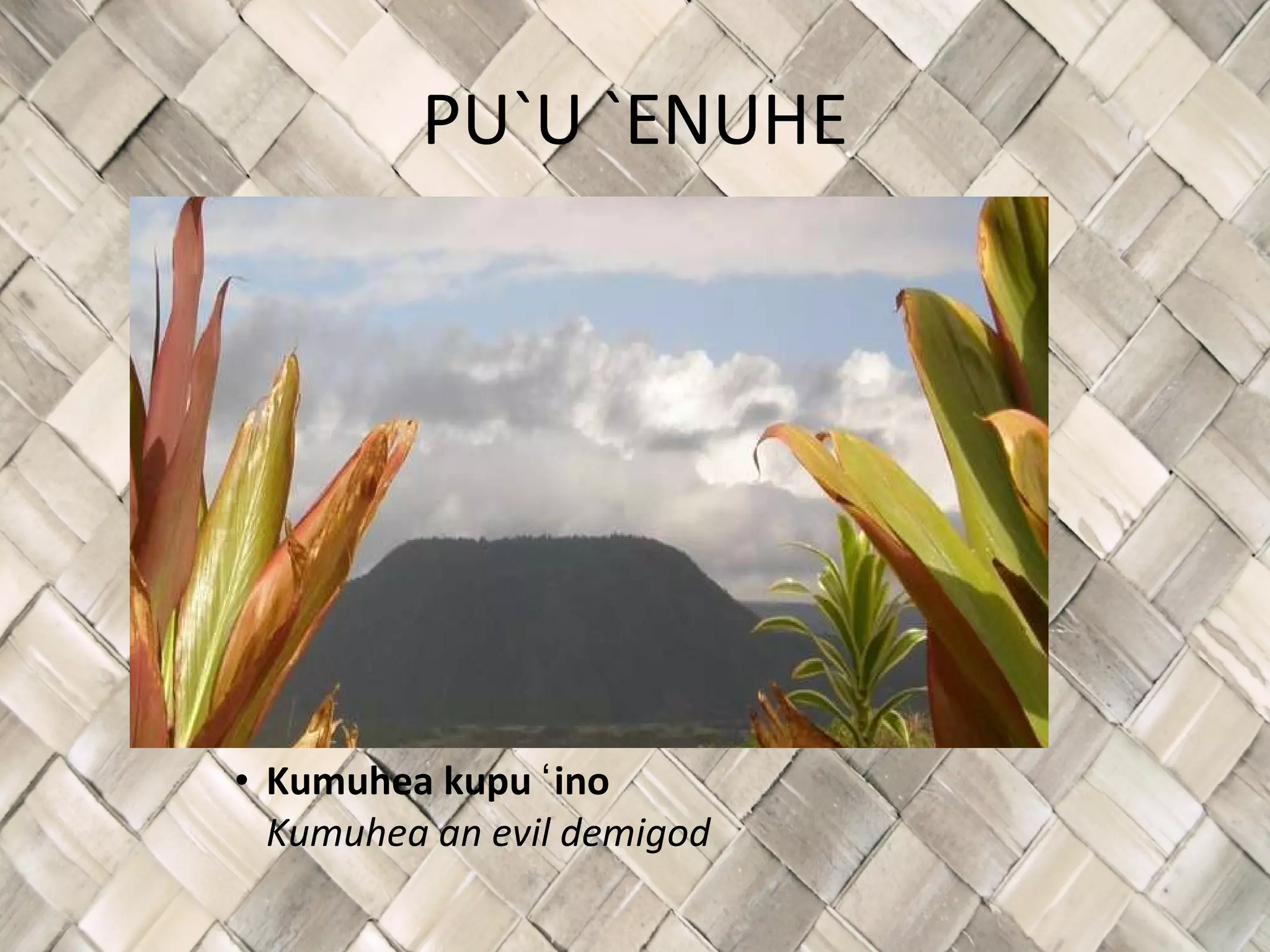 Kau moolelo | PPT