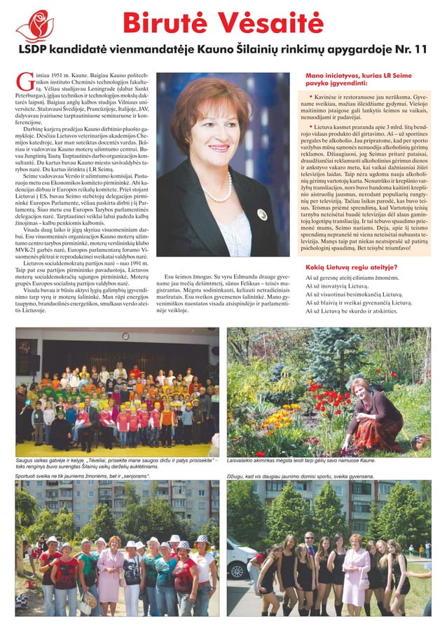 LSDP Kauno miesto kandidatai | PDF