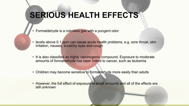 Measurement of Formaldehyde Pollution in Ambient Air | PPT