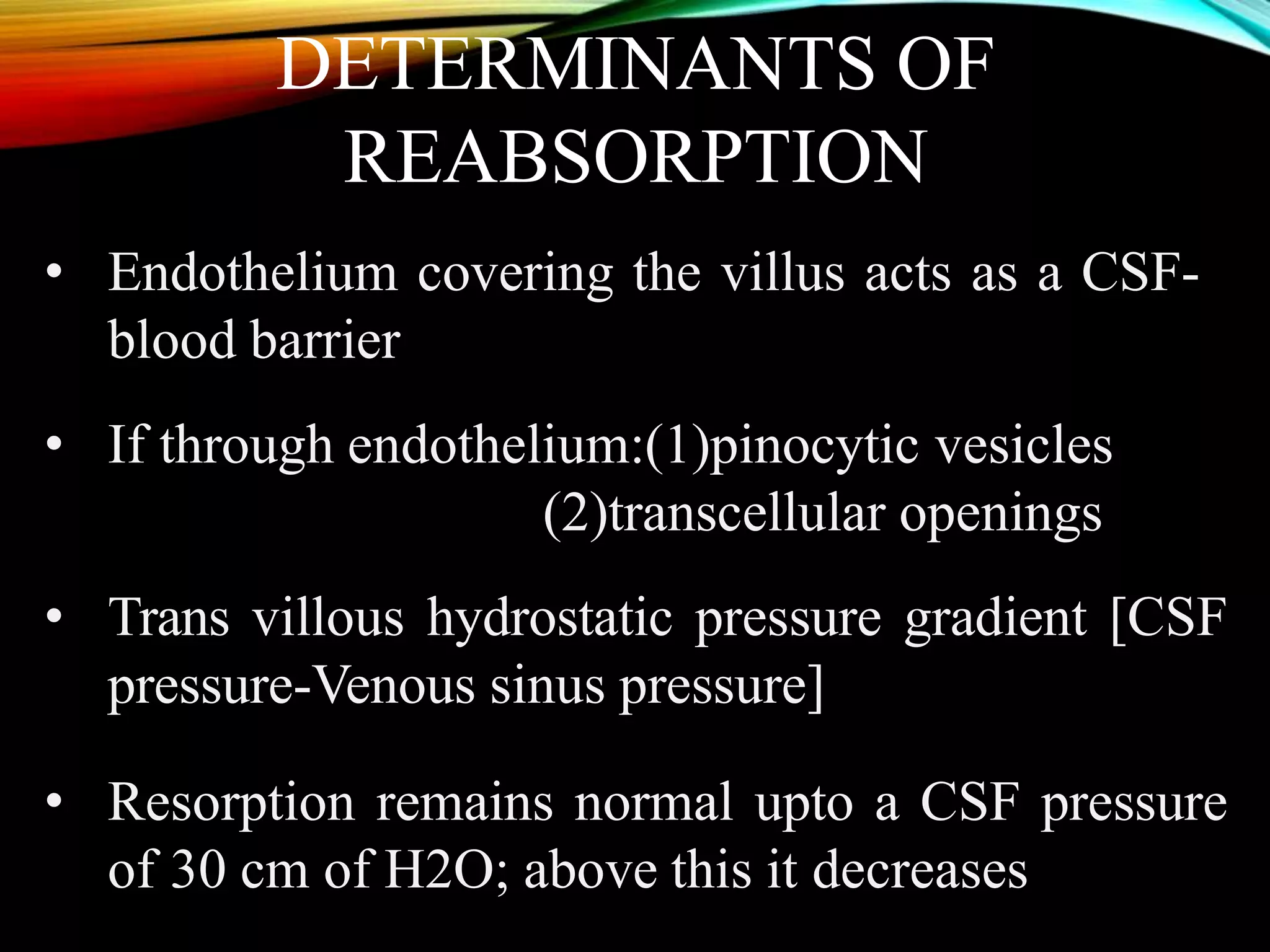 CSF physiology | PPTX