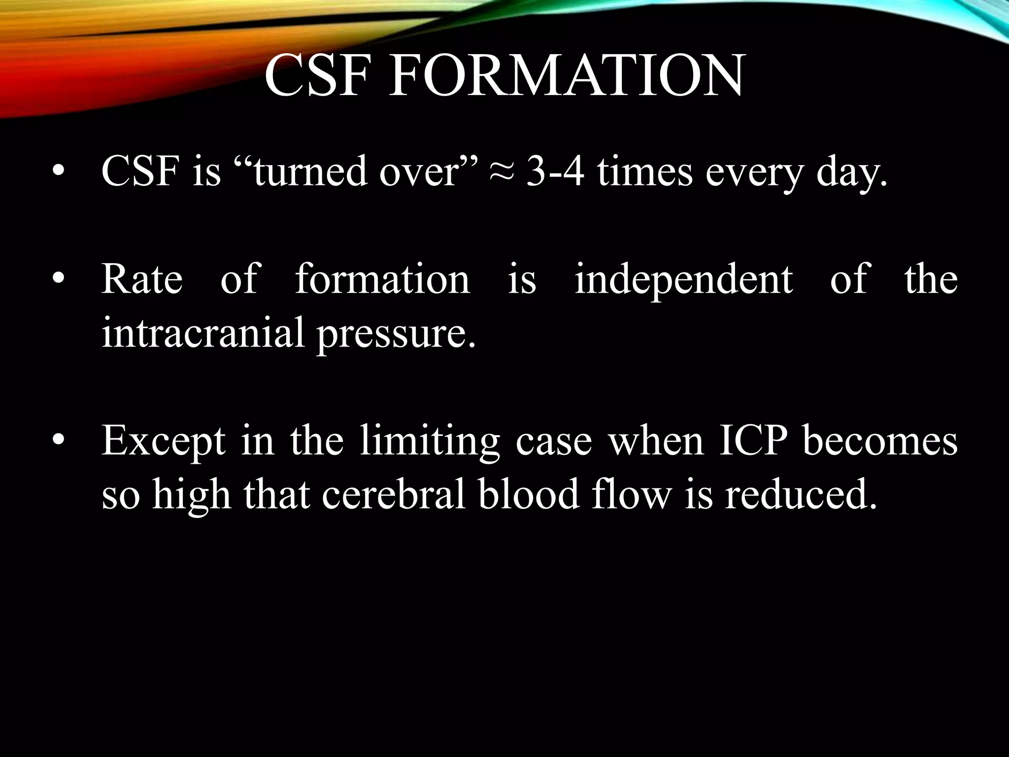 CSF physiology | PPTX
