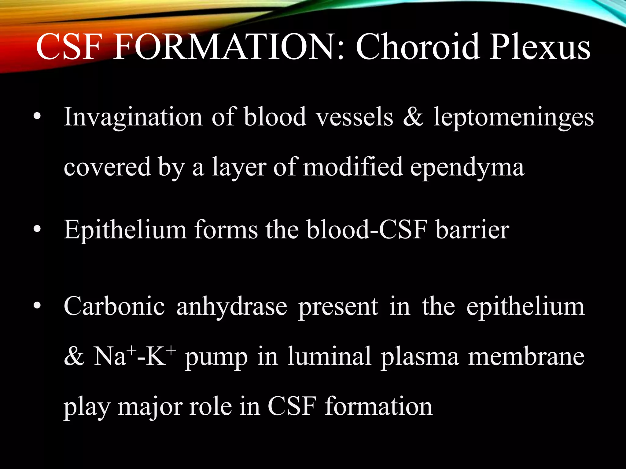 CSF physiology | PPTX