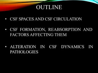 CSF physiology | PPTX