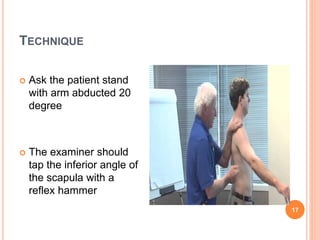 Scapular Reflex