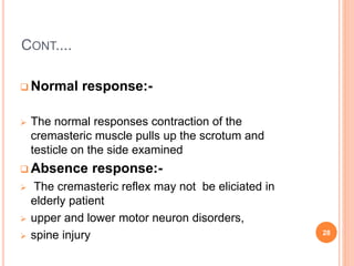 method of physical examination of central nervous system | PPTX