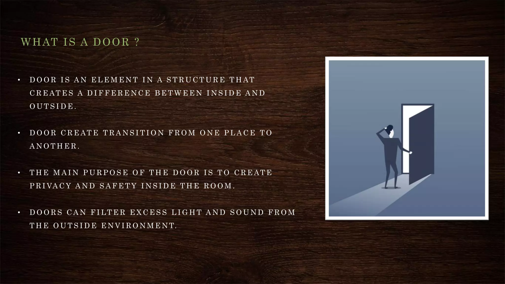 DOCUMENTATION OF DOORS | PDF