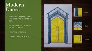 DOCUMENTATION OF DOORS | PPT