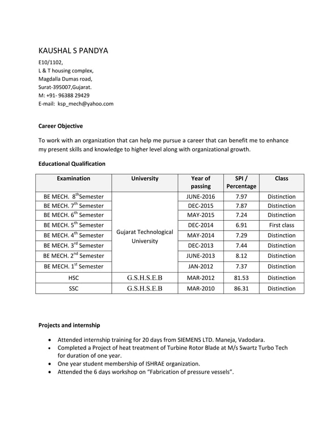 Kaushal s pandya_surat | PDF | Secondary Education | Education