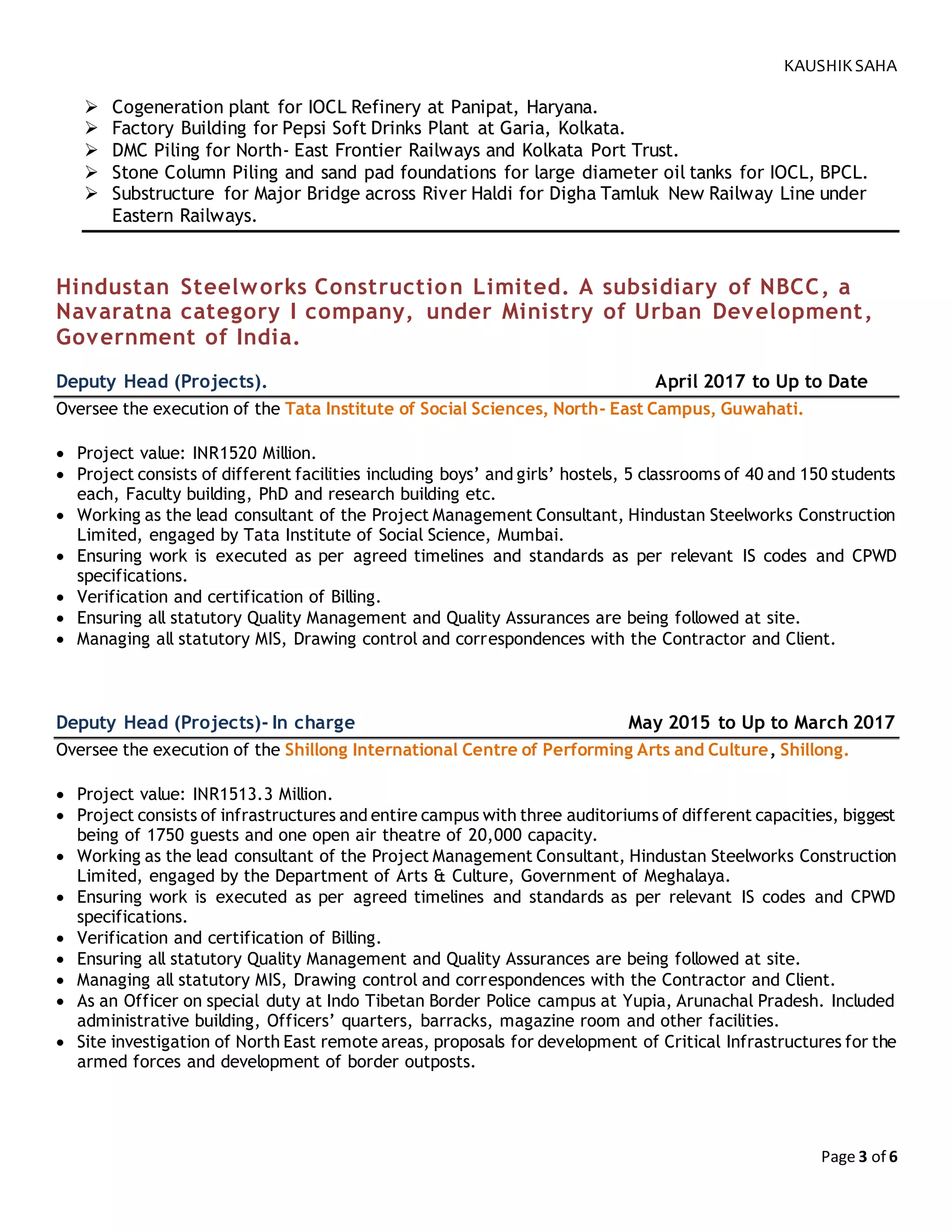 Kaushik resume | PDF