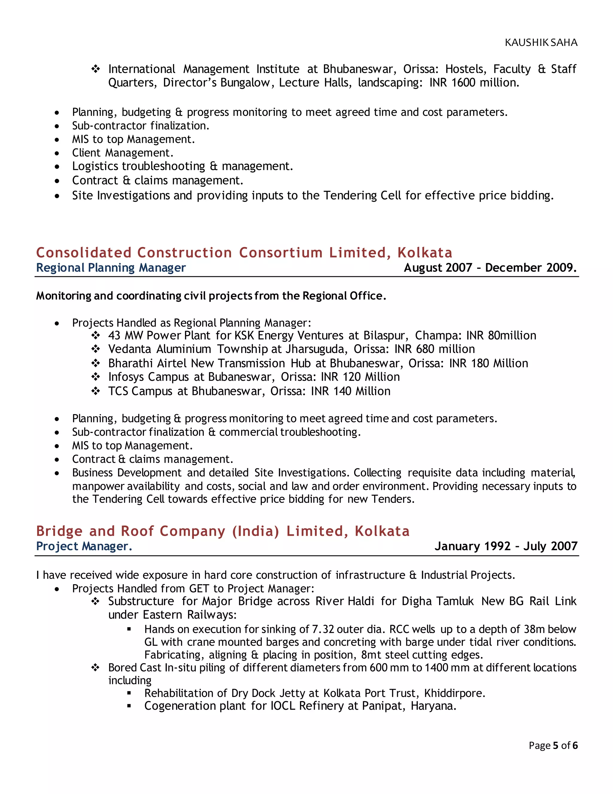 Kaushik resume | PDF