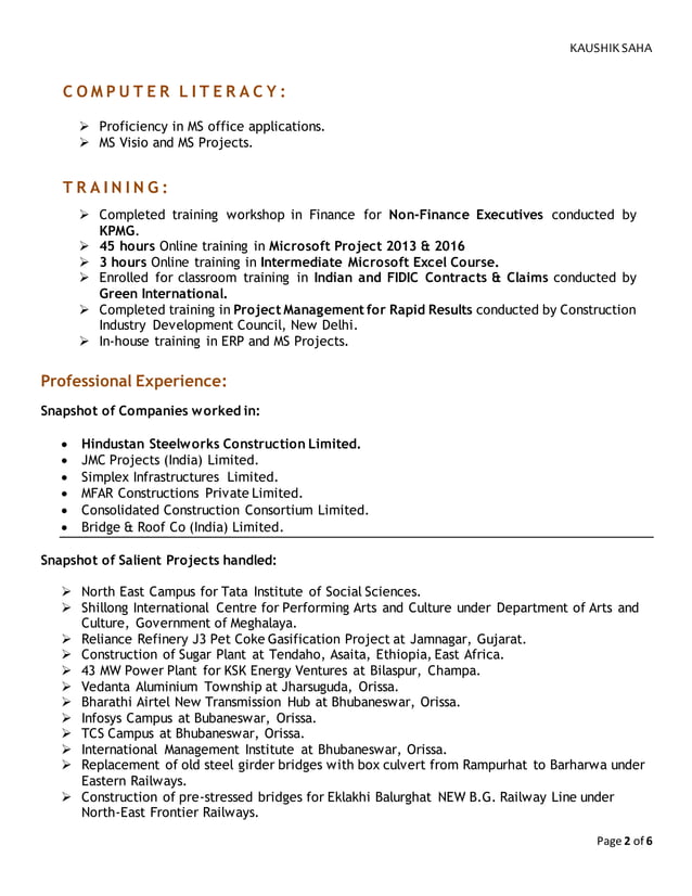 Kaushik resume | PDF