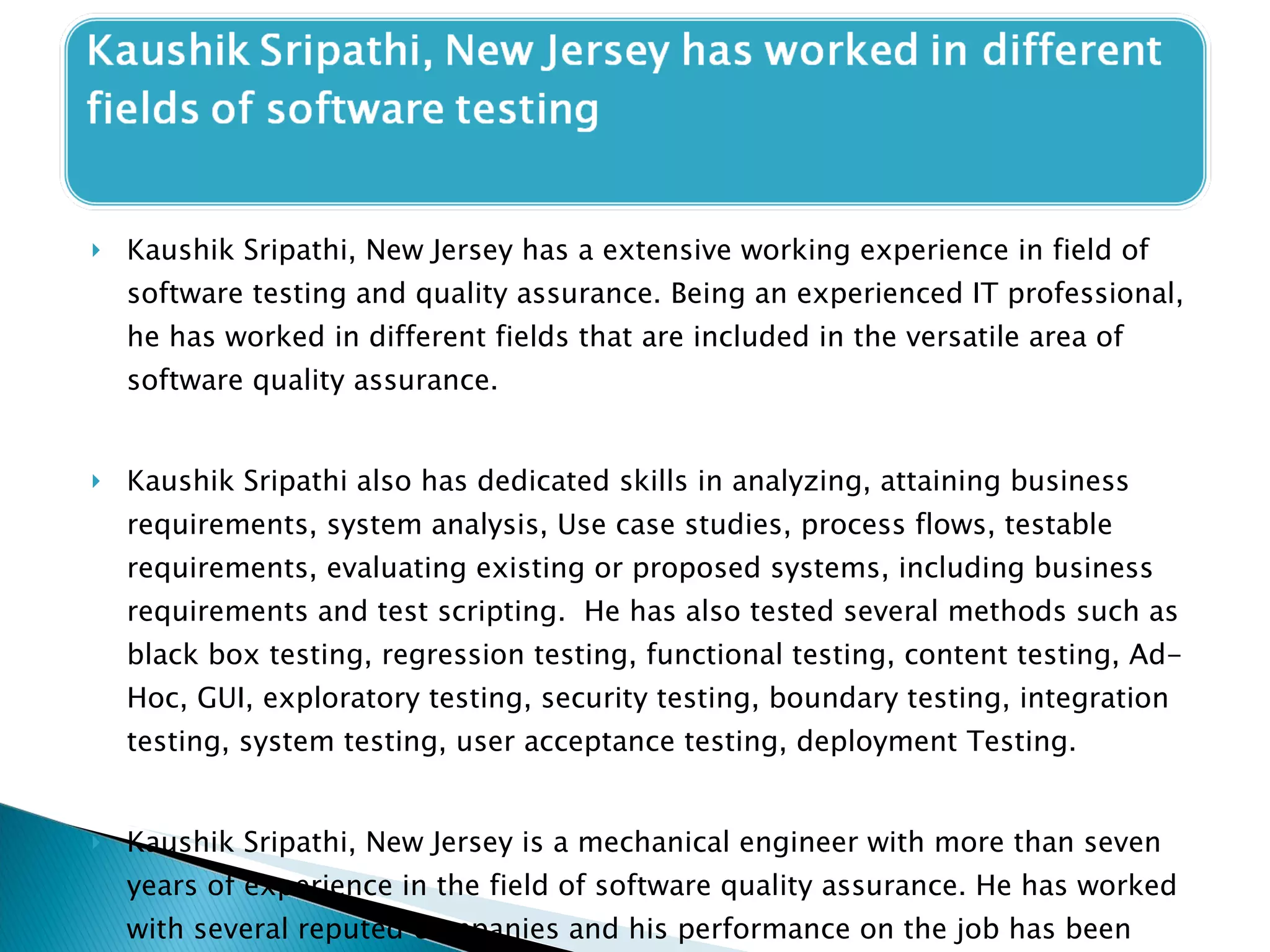 Kaushik sripathi | PPT