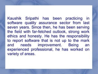 Kaushik sripathi | PPT